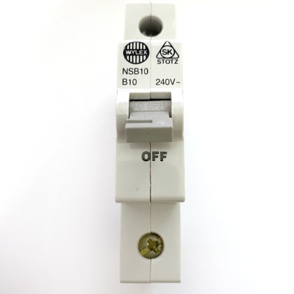 MCB's: Wylex Sk Stotz NSB10 Grey Toggle B10 10A 10 Amp MCB Circuit ...