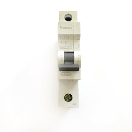 MCB's: Memera MEM AD20B B20 20A 20 Amp MCB Circuit Breaker Type B