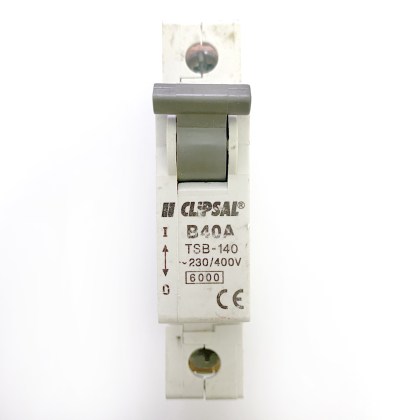 MCB's: Clipsal TSB-140 B40A B40 40A 40 Amp MCB Circuit Breaker Type B