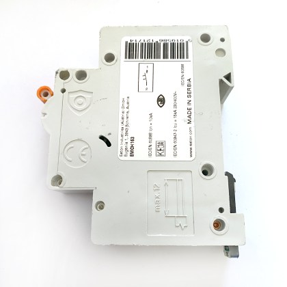 MCB's: Eaton EMCH163 C63 63A 63 Amp MCB Circuit Breaker Type C