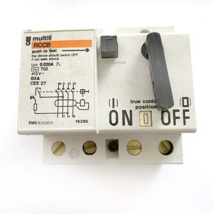 Residual Current Devices: Merlin Gerin Multi9 16295 EMG630304 CEE27 63A ...