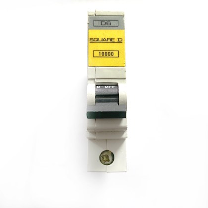 MCB's: Square D QOE Yellow Band 10000 D6 6A 6 Amp MCB Circuit Breaker ...